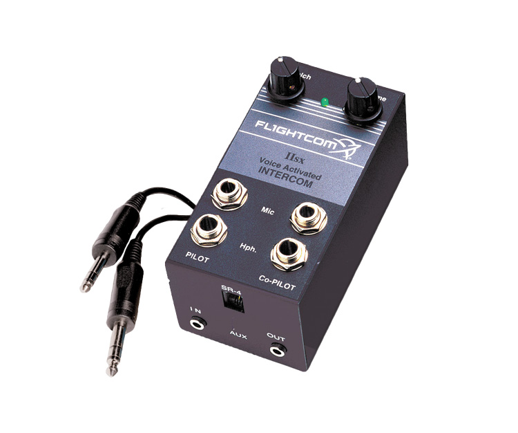 IISX Portable 2-Place Intercom - Flightcom